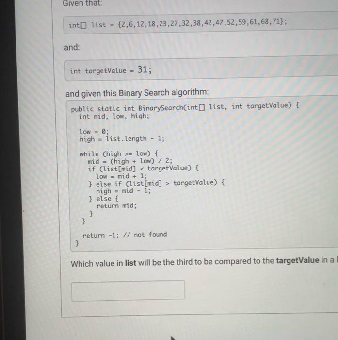 Solved Which of the following recursive methods is | Chegg.com