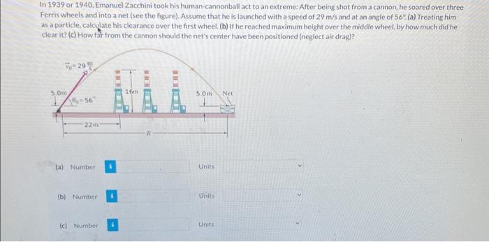 Solved In 1939 or 1940 , Emanuel Zacchini took his | Chegg.com