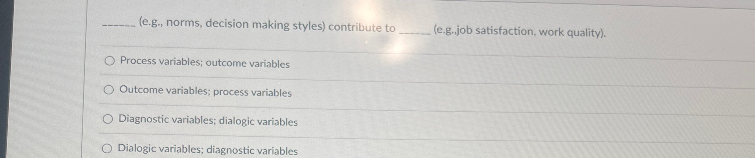 Solved q, (e.g., ﻿norms, decision making styles) ﻿contribute | Chegg.com