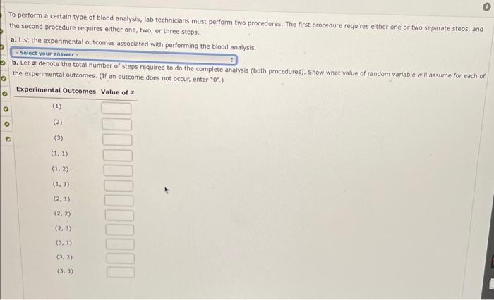 Solved To perform a certain type of blood analysis, lab | Chegg.com
