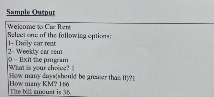 Solved Exercise Objectives Using multi-way selection | Chegg.com