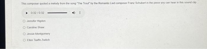 This composer quoted a melody from the song "The | Chegg.com