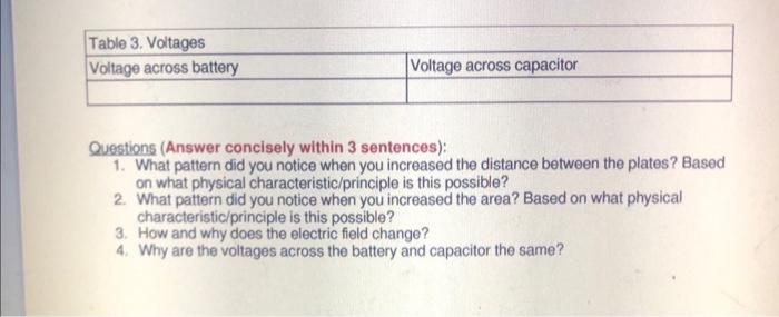 Solved Capacitors Objective: This lab will demonstrate the | Chegg.com