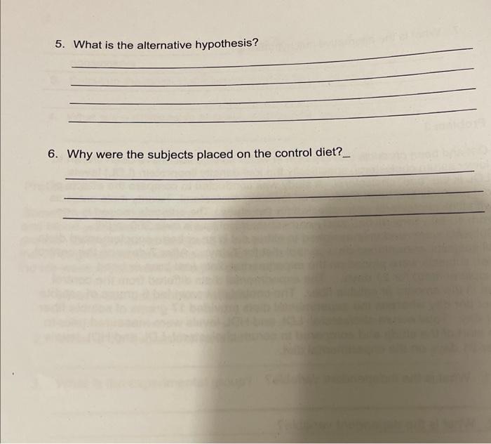 Solved When stating the hypothesis and your prediction, you | Chegg.com