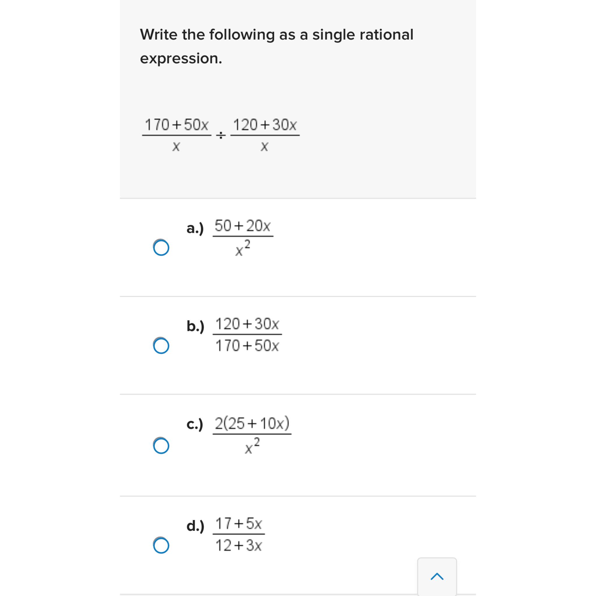 Solved Write the following as a single rational | Chegg.com