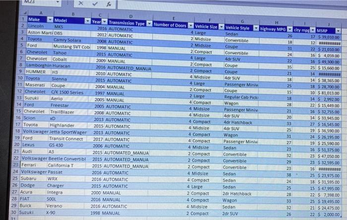 Solved Complete the Database Totals worksheet using the | Chegg.com