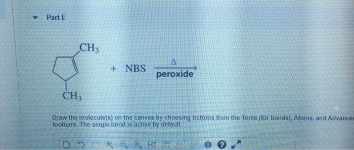 Solved Part A ons. + NBS A peroxide Draw the molecule(s) on | Chegg.com