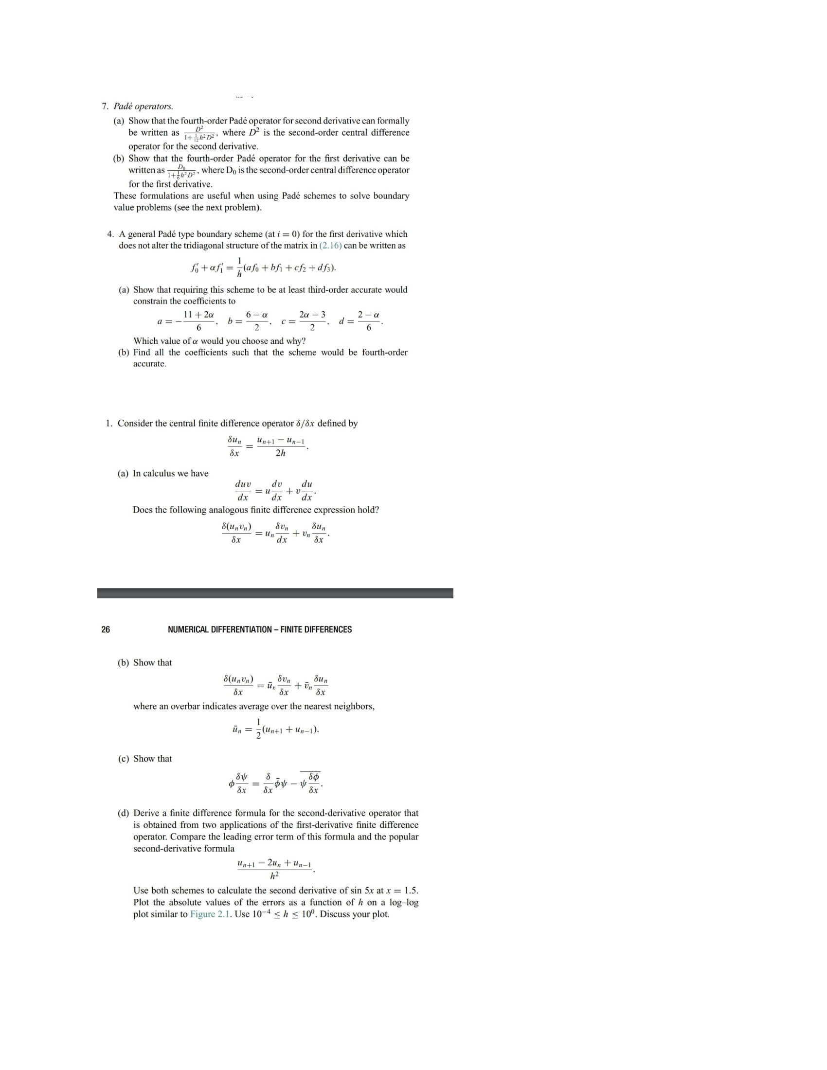 Solved I would like solutions to problems 2.1 2.4 ﻿and 2.7 | Chegg.com