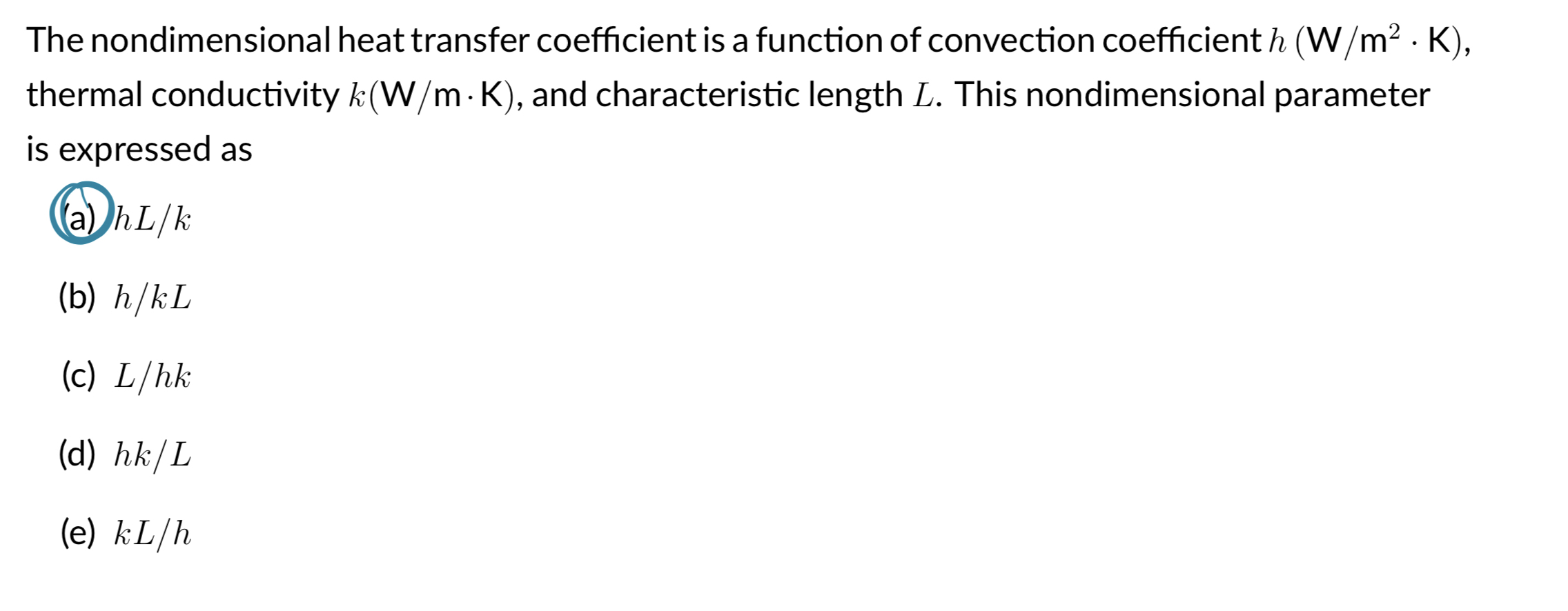 Solved Show in stepsThe nondimensional heat transfer | Chegg.com