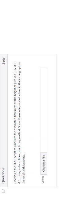 Develop a MATLAB script to calculate the estimated | Chegg.com