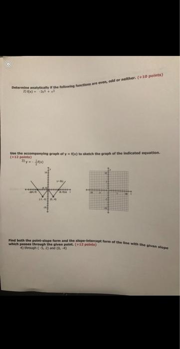 Solved Determine analytically the intunections are ever, | Chegg.com