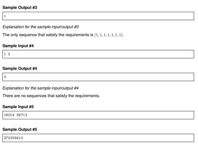 Solved - 1≤Ai≤i for 1≤i≤N, and - A1+A2+⋯+AN=K. Since the | Chegg.com