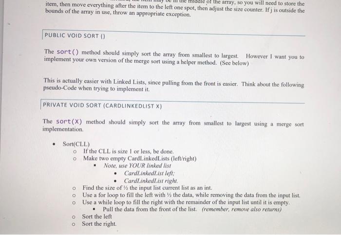 Solved Please help with Java. I need a LinkedList class with | Chegg.com Solved Please help with Java. I need a LinkedList class with | Chegg.com