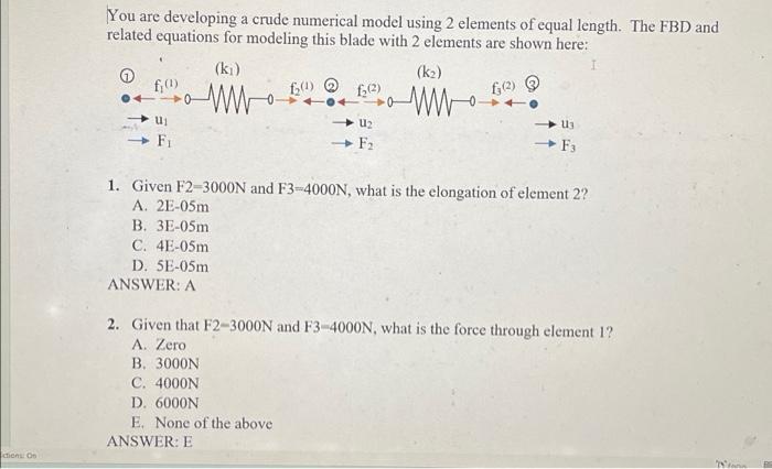 Solved ictions: On You are developing a crude numerical | Chegg.com