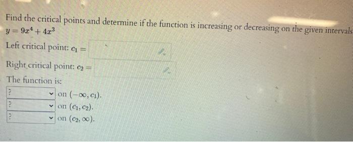 Solved Find all critical points of the function | Chegg.com