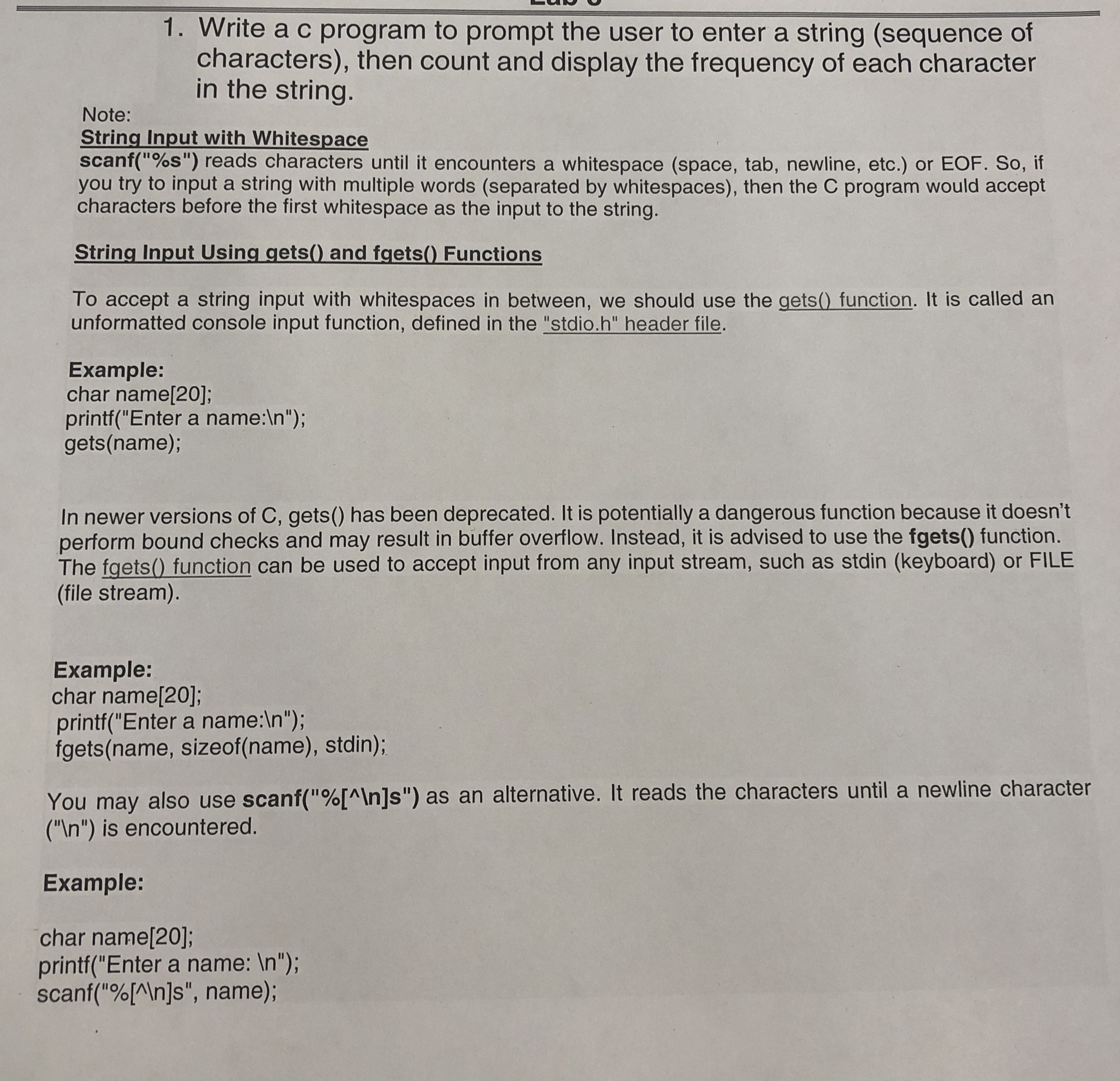 Solved by an EXPERT Write a c program to prompt the user to enter a | Chegg.com