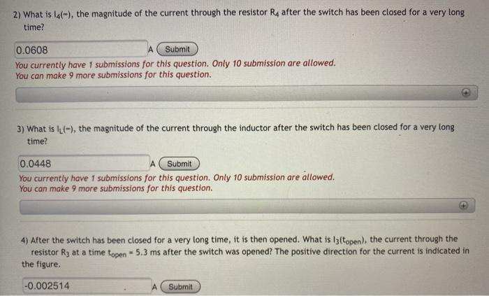 Solved Two Loop RL Circuit2 6 R A circuit is constructed | Chegg.com