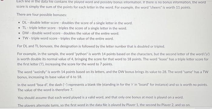 Here is a sample input file ↓, containing only ten | Chegg.com