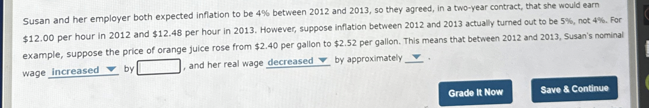 Solved Susan and her employer both expected inflation to be | Chegg.com