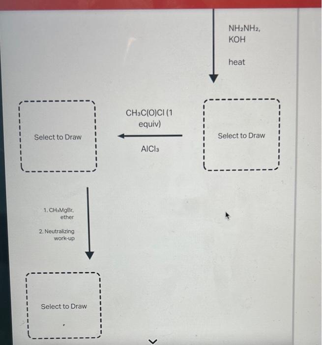 Solved Draw the products of the three step reaction sequence | Chegg.com