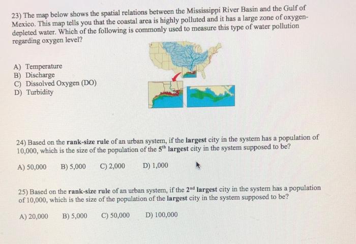 Solved 18) Drainage basins (Watersheds) are separated by A) | Chegg.com Solved 18) Drainage basins (Watersheds) are separated by A) | Chegg.com