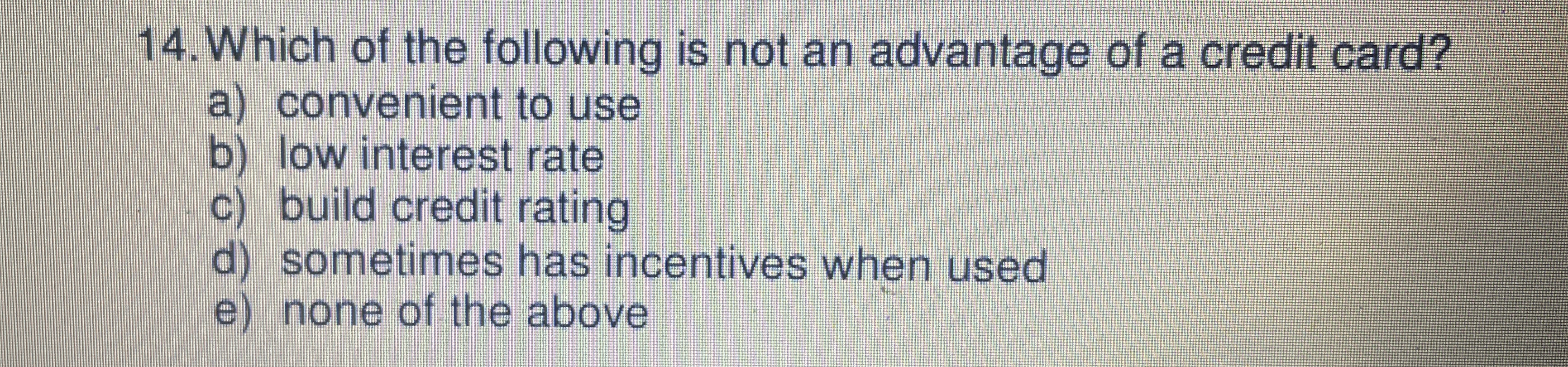 Solved Which of the following is not an advantage of a | Chegg.com