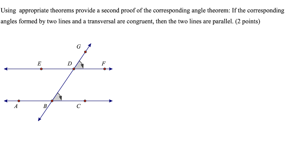 Solved Using appropriate theorems provide a second proof of | Chegg.com Solved Using appropriate theorems provide a second proof of | Chegg.com