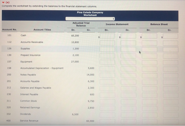 Solved Problem 4-02A a-e (Part Level Submission) The | Chegg.com
