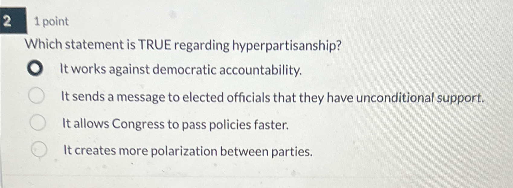 Solved 21 ﻿pointWhich statement is TRUE regarding | Chegg.com