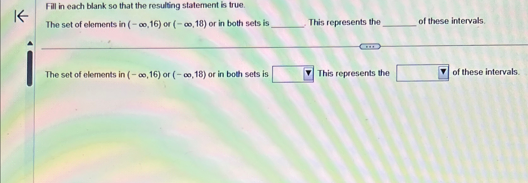 Solved Fill in each blank so that the resulting statement is | Chegg.com