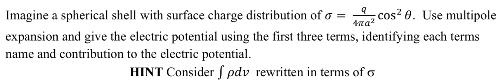 Solved by an EXPERT Imagine a spherical shell with surface charge | Chegg.com