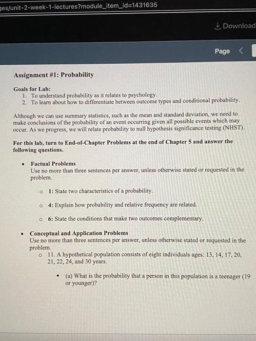 Solved ges/unit-2-week-1-lectures?module_item_id=1431635 | Chegg.com