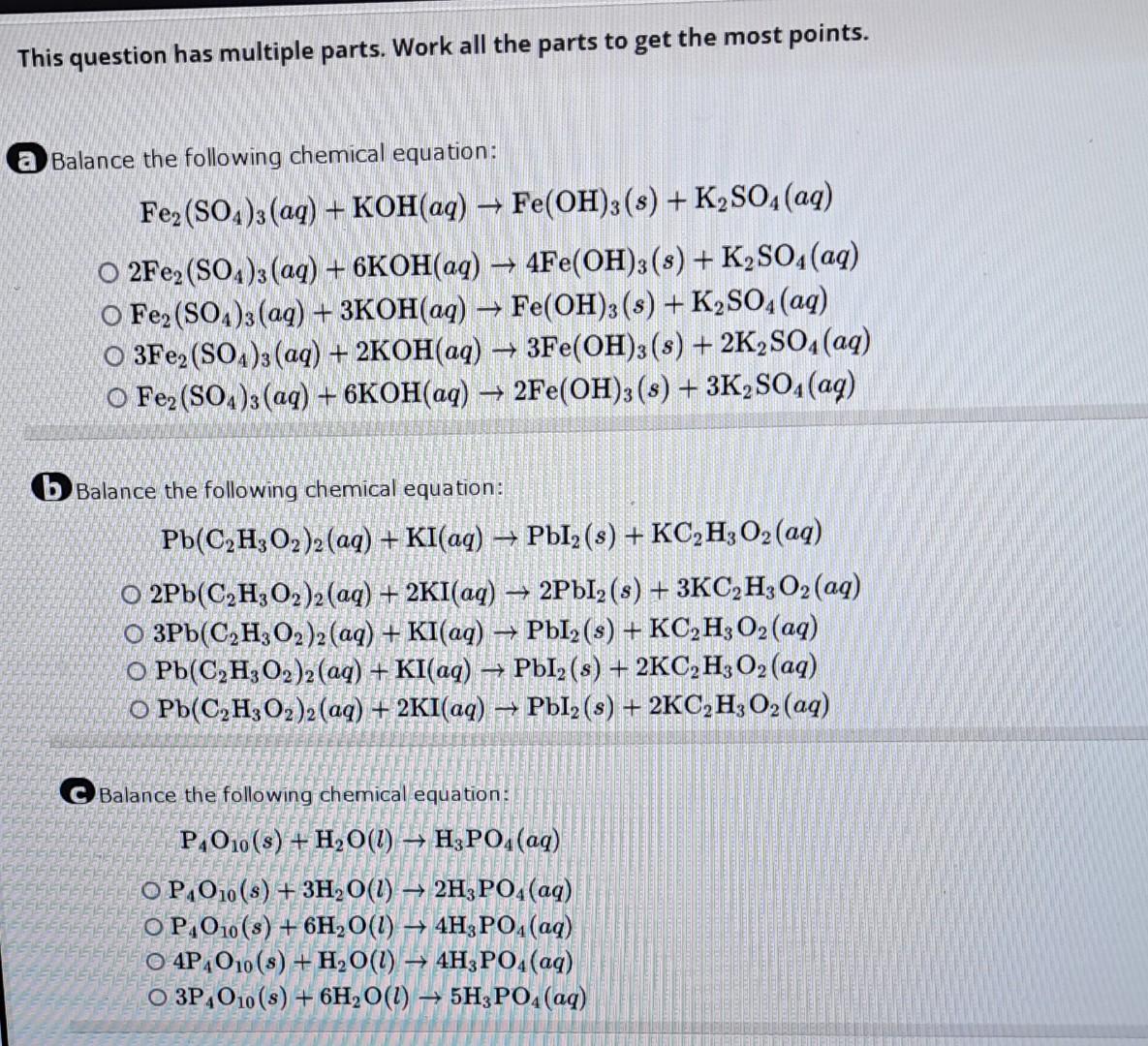 Solved This question has multiple parts. Work all the parts | Chegg.com