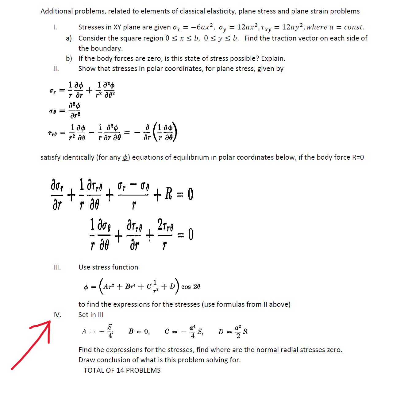 Part IV Please. Finite Element Analysis | Chegg.com