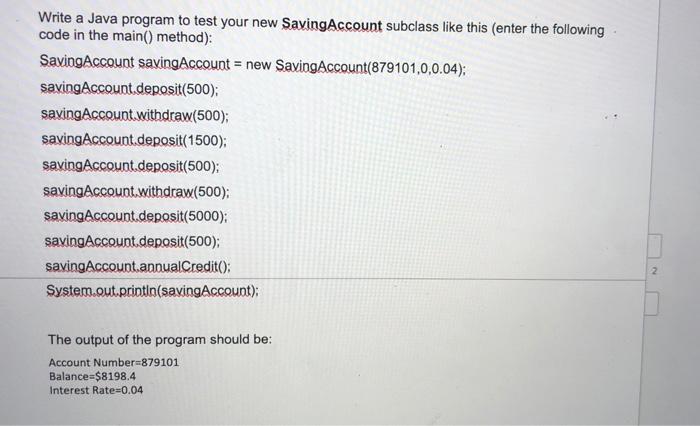 Solved Consider the class hierarchy used in Chapter 9 Part | Chegg.com