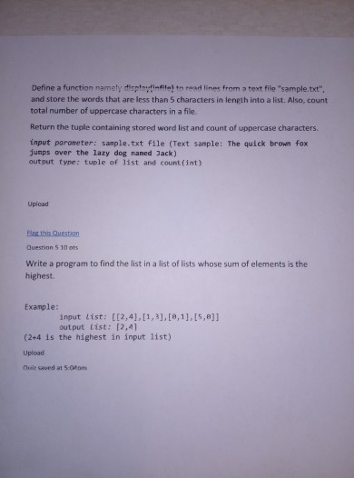 Solved Define A Function Namely Sublistcheck Listi List2 7639