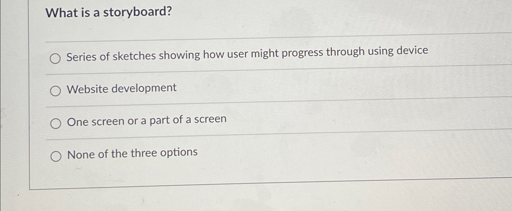 What is a storyboard?Series of sketches showing how | Chegg.com