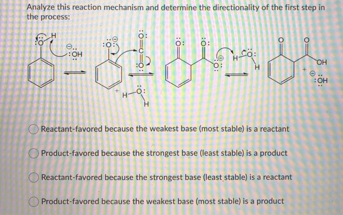 Solved Analyze this reaction mechanism and determine the | Chegg.com