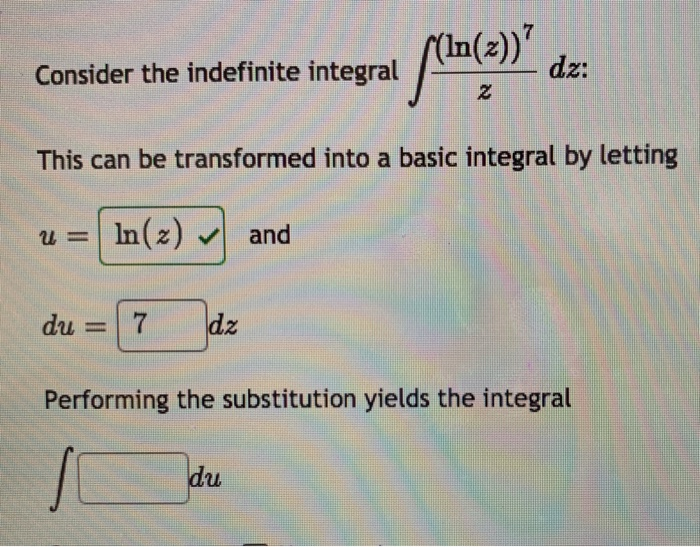 Solved Consider the indefinite integral 22. 23 + 6 de: This | Chegg.com