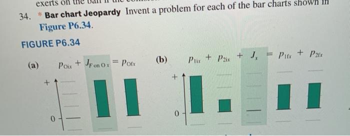Solved exerts on 34. Bar chart Jeopardy Invent a problem for | Chegg.com