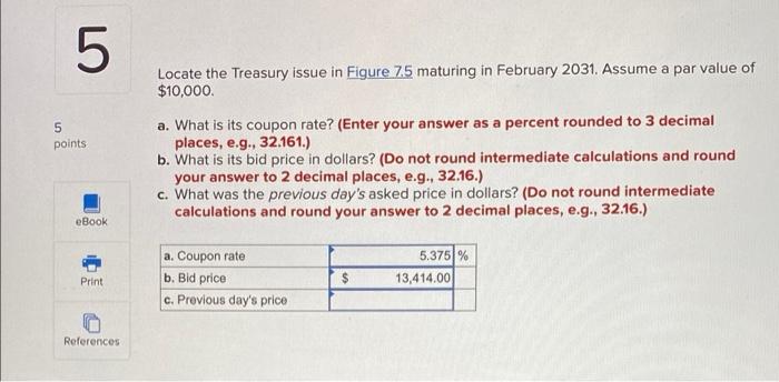 Solved 01 5 points eBook Print References Locate the | Chegg.com