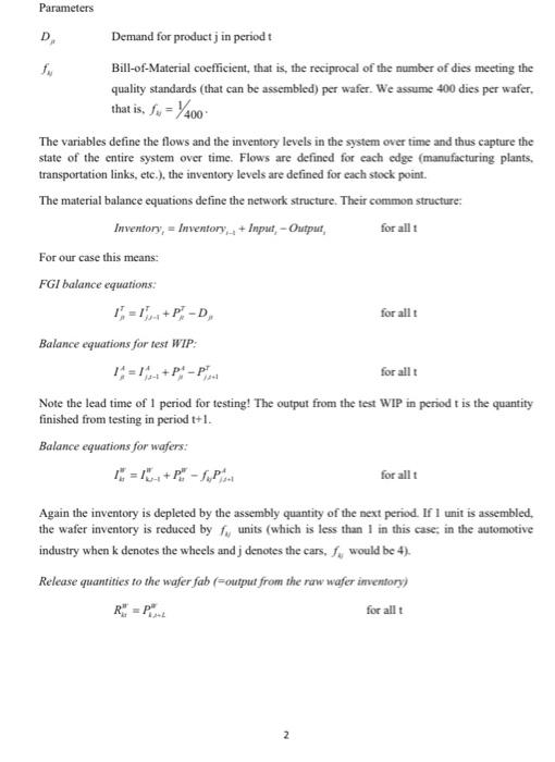 Excel solver or Lindo linear programing, Excel solver | Chegg.com