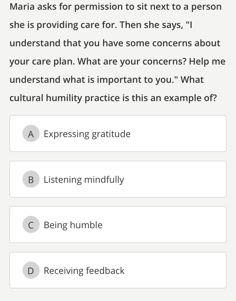 Solved Maria asks for permission to sit next to a person she | Chegg.com