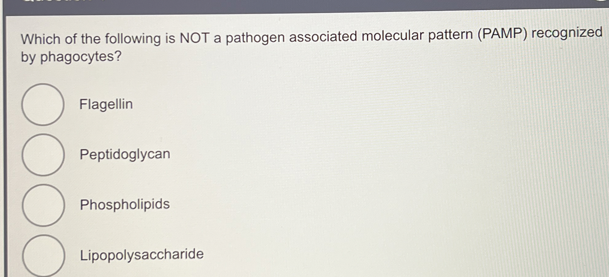 Solved Which of the following is NOT a pathogen associated | Chegg.com