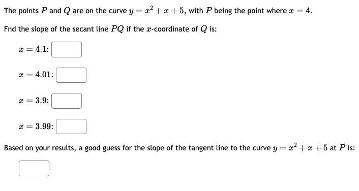 Solved please help step by stepThe points P ﻿and Q ﻿are on | Chegg.com