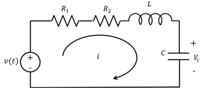 Solved A RLC circuit diagram is shown in Figure 3(a). An | Chegg.com