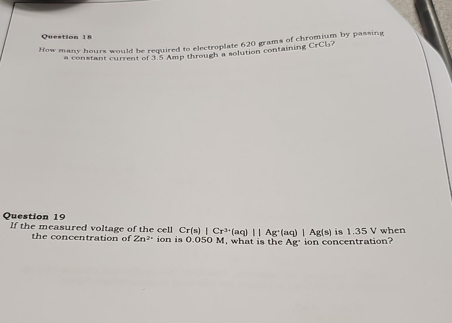 Solved Question 18 How many hours would be required to | Chegg.com