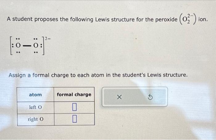 Solved A student proposes the following Lewis structure for | Chegg.com