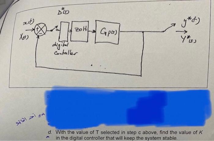 Solved 4. Assuming a discrete control system as shown below, | Chegg.com