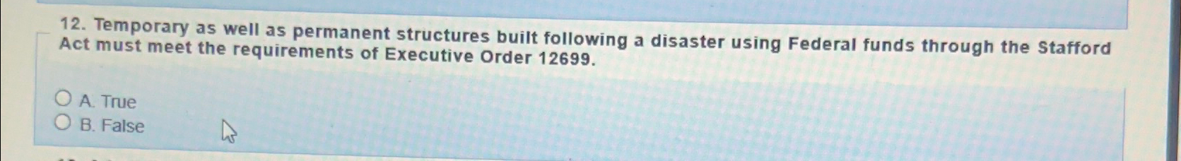 Solved Temporary as well as permanent structures built | Chegg.com